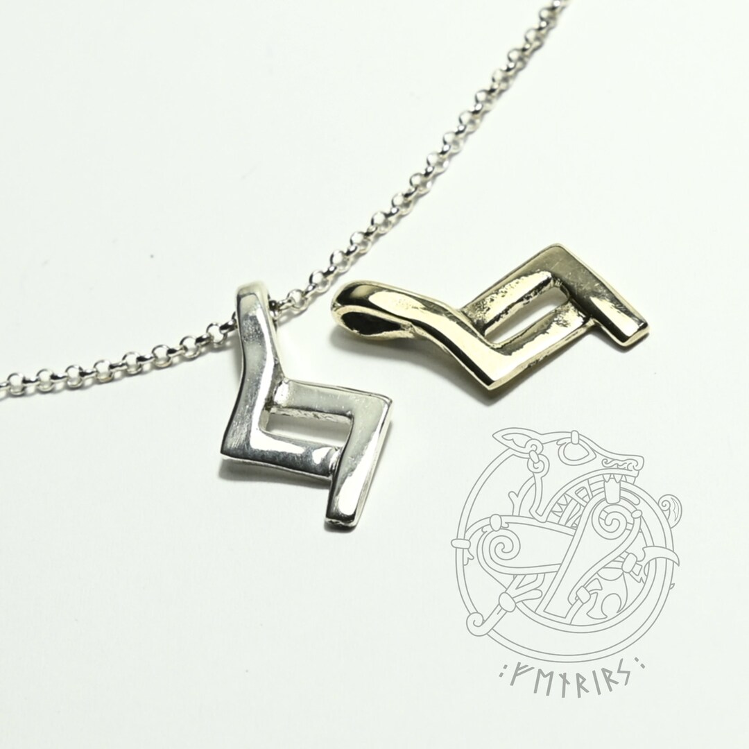 Jera Rune Pendant Norse Elder Futhark - Etsy