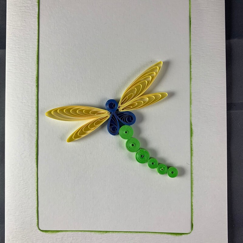 Quilled Dragonfly - Etsy