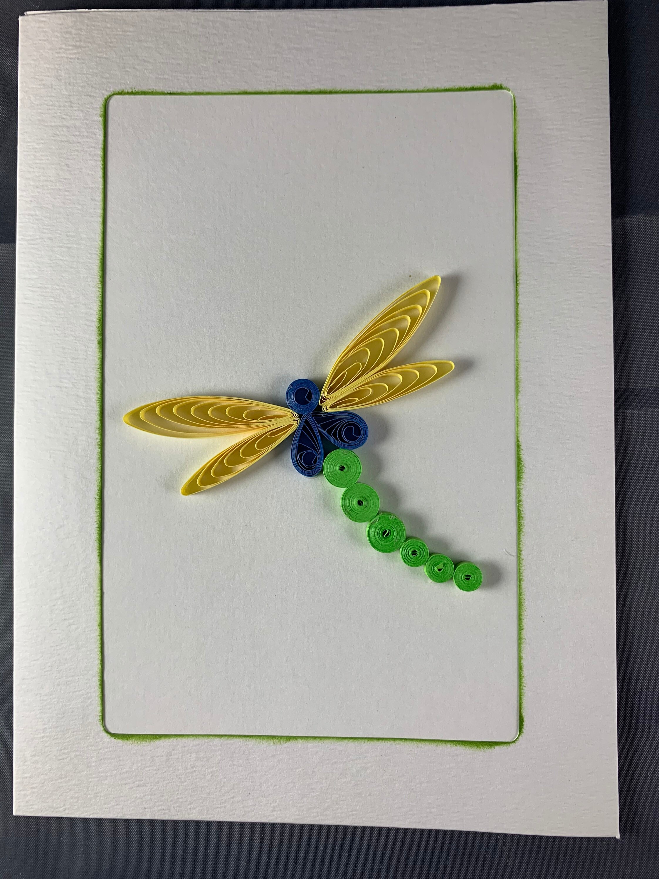 Dragonfly Card for Mom Quilled Dragonfly Greeting Card for - Etsy UK