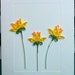 Lily Birthday Card, 3D Flower Card, Yellow Flower Quilled Lily Card ...