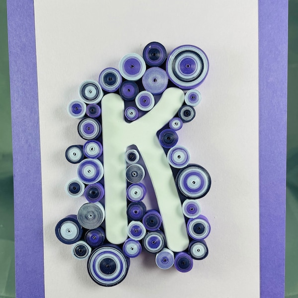 Quilled Monogram - Etsy