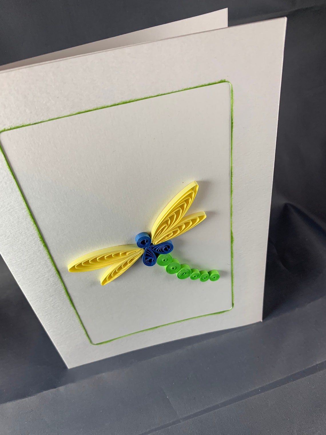 Dragonfly Card for Mom, Quilled Dragonfly Greeting Card for Wife, 3D ...