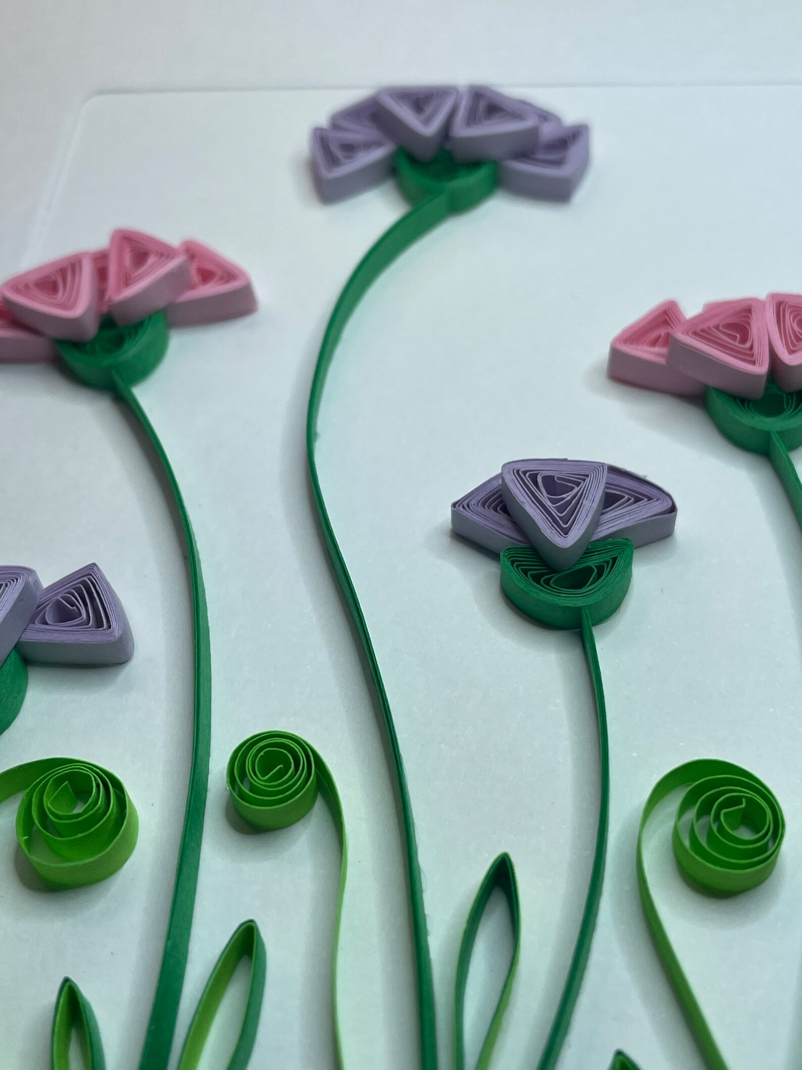 Handmade Quilled Lilac Flower Card, Unique Greeting Card - Etsy