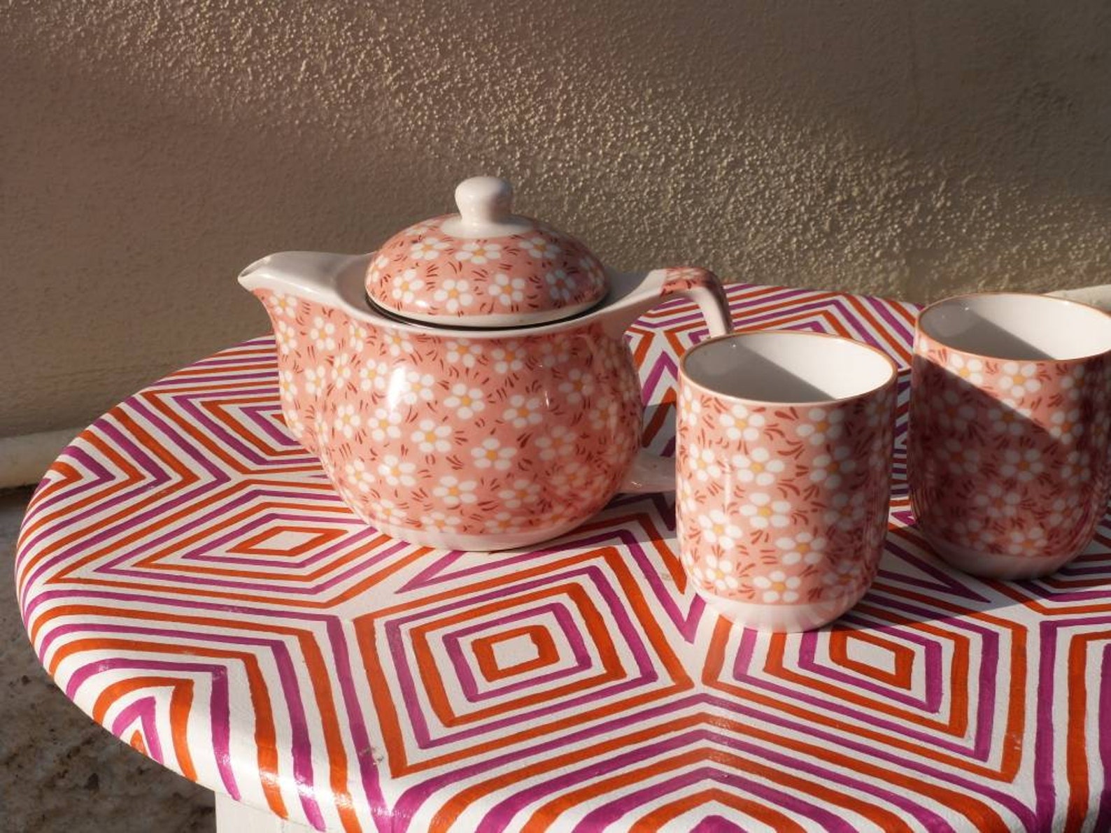 Vintage ceramic japanese teapot set | Etsy