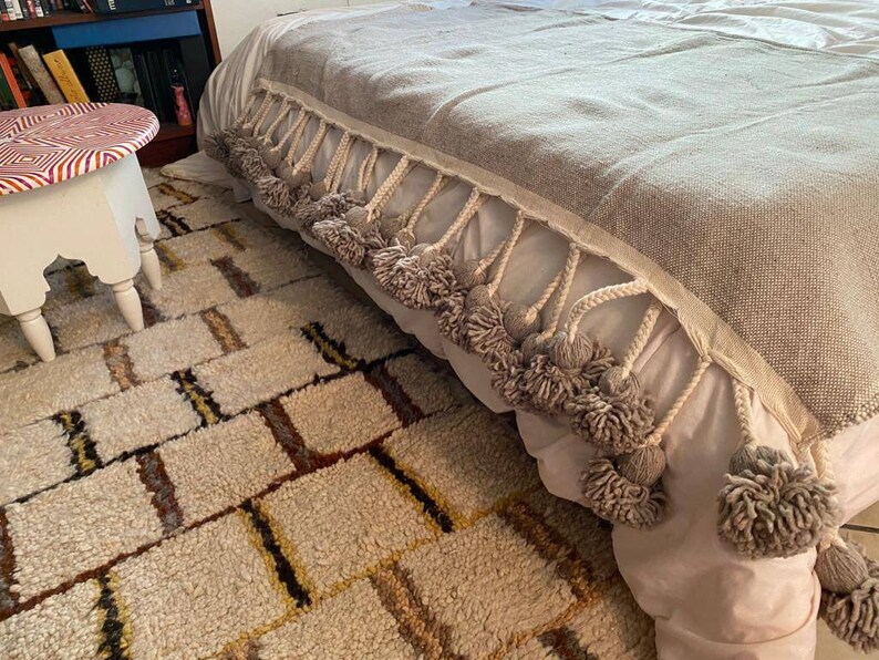 White Moroccan Rug Moroccan Rugs for Living Room Beni Rug | Etsy