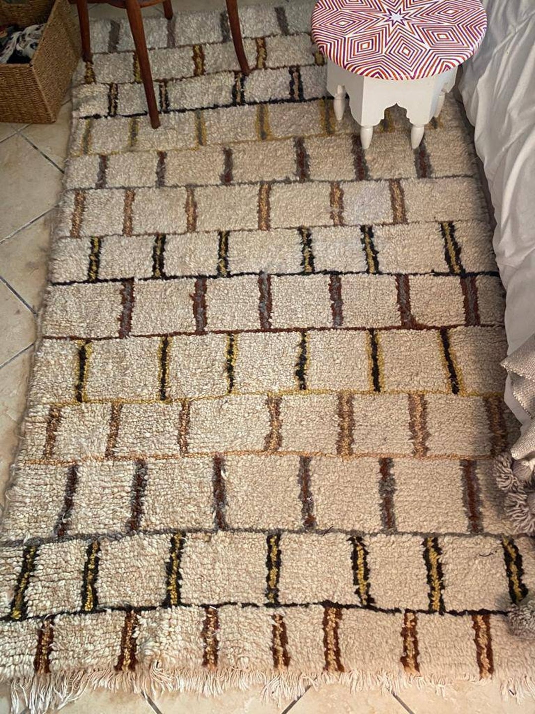 White Moroccan Rug Moroccan Rugs for Living Room Beni Rug Carpet Rug ...