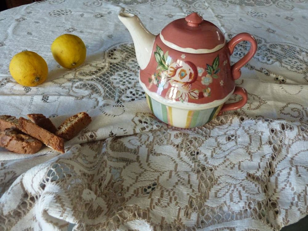 Vintage TRACY PORTER Ceramic Teapot, English Teapot, Old Worlde ...