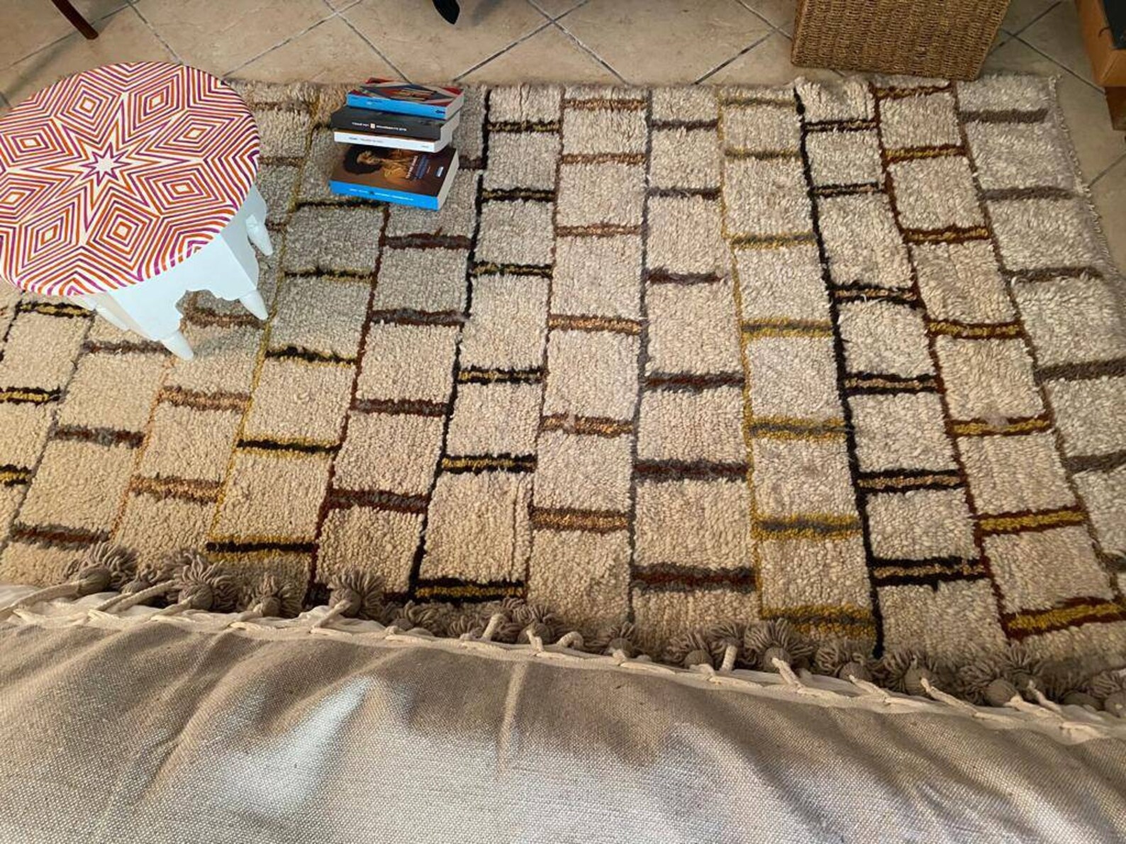 White Moroccan Rug Moroccan Rugs for Living Room Beni Rug | Etsy