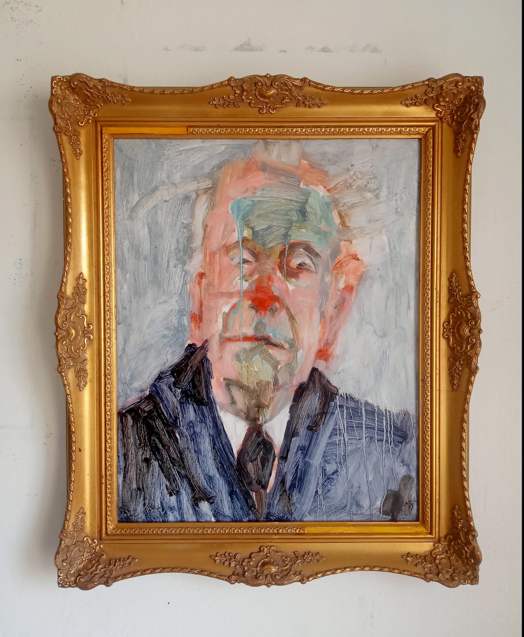 Original and Unique Oil Painting Portrait of Jorge Luis Borges - Etsy