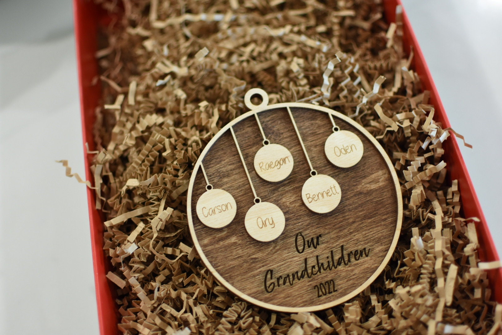 Our Grandchildren Family Tree Christmas Ornament - Etsy