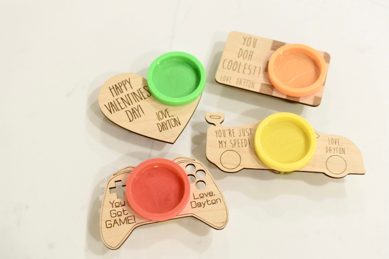 Kids Valentines Play Doh SVG - Etsy