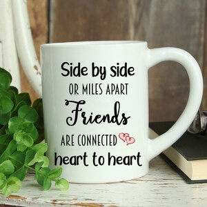 Friendship Mug, Best Friends Mug, Long Distance Friends Mug, Friendship ...