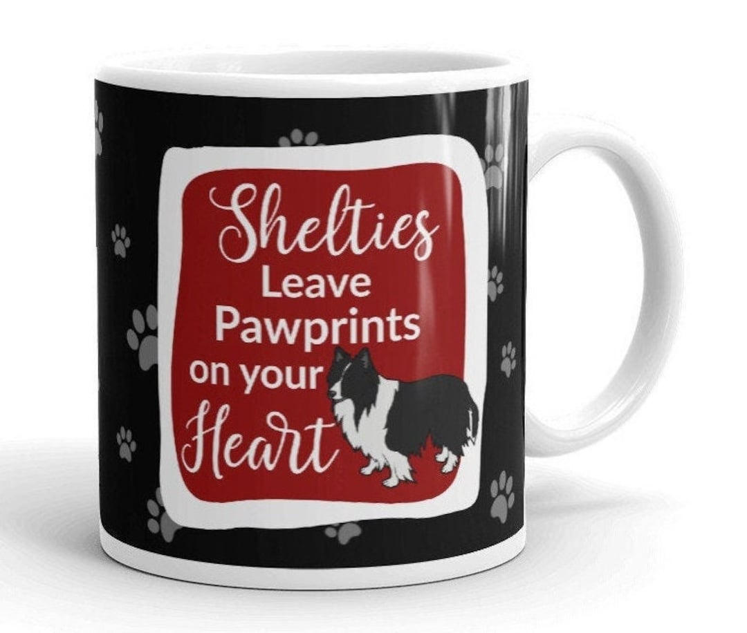 Sheltie Gift Sheltie Mug Sheltie Mom Bi Black Sheltie - Etsy