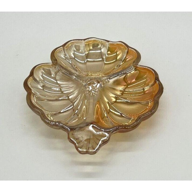 Carnival Glass Trinket Tray - Etsy