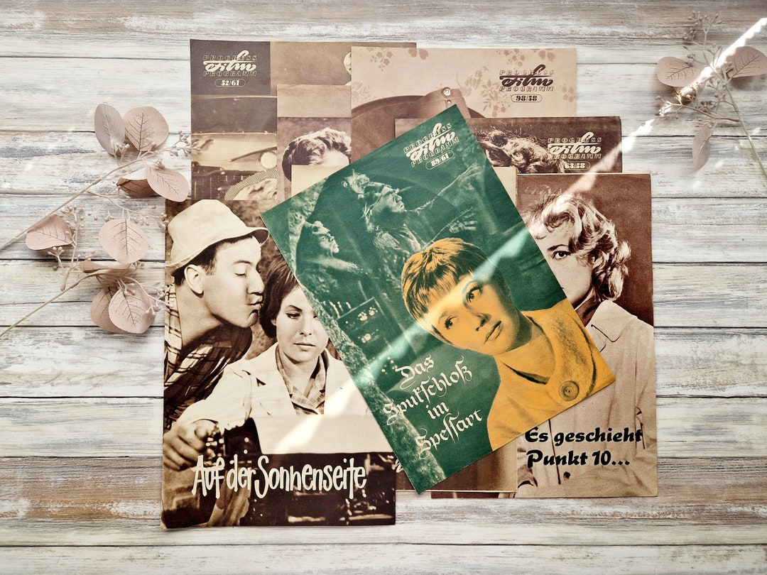 Program Booklet I Original Progress Film Cinema I 1961 I Collage I ...