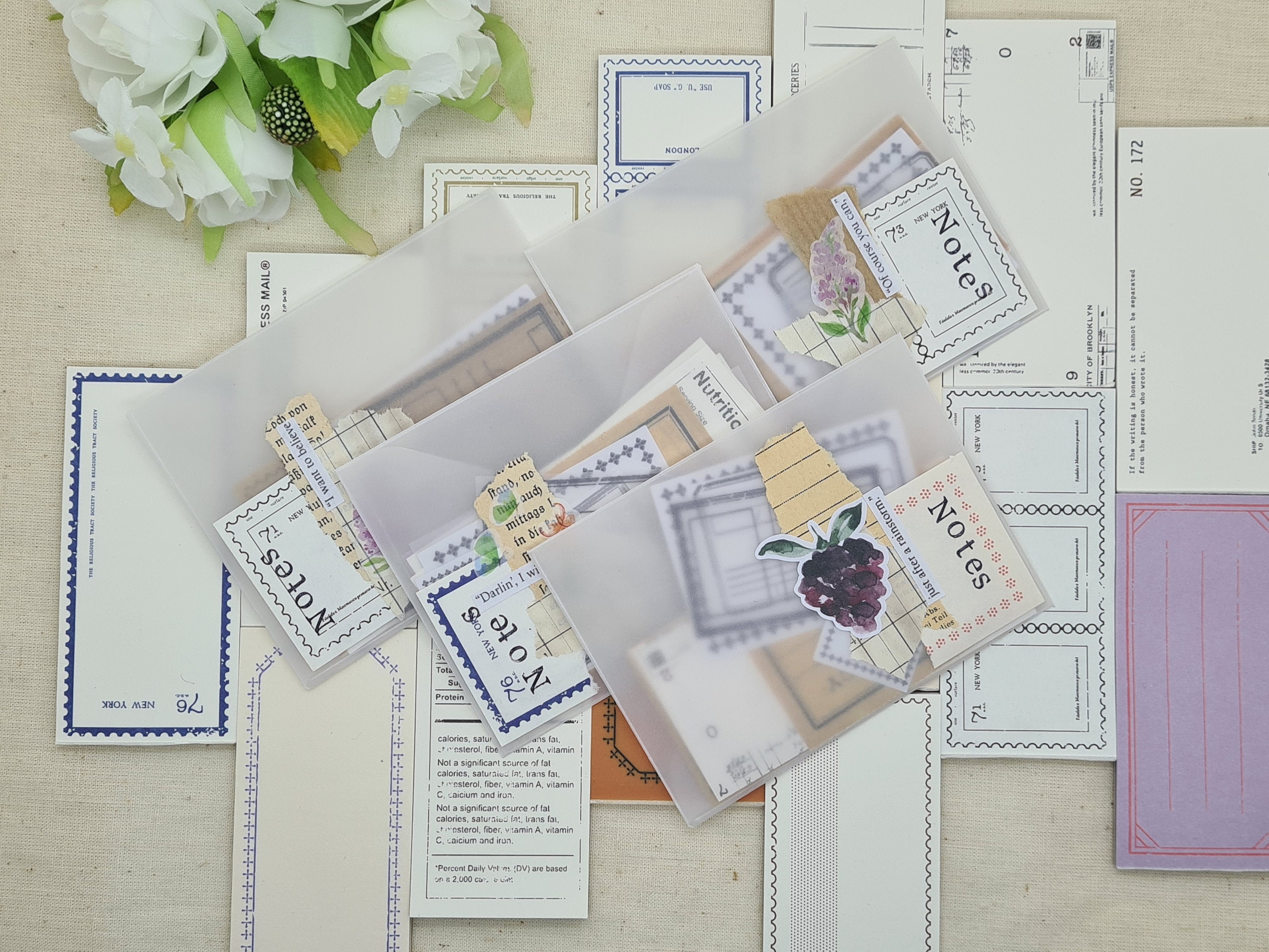 Notiz Papier Set mit 11 Teilen | Etsy