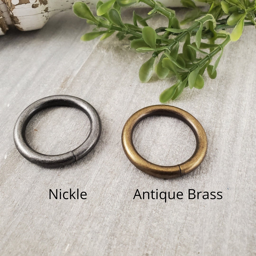 Leather O Ring Necklace Women's Necklacejewelry for Womenrustic Metal ...
