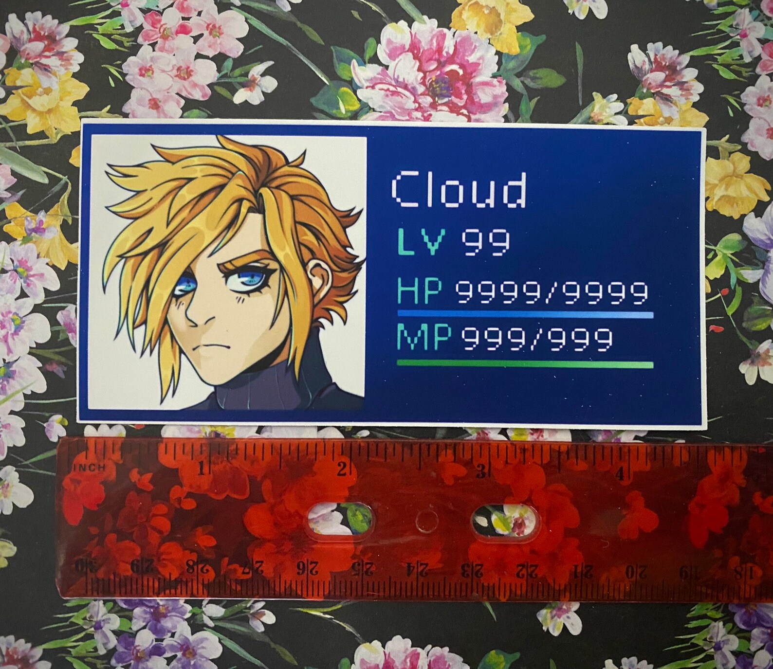 Classic Final Fantasy 7 Party Menu Portrait Vinyl Stickers - Etsy