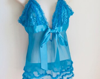 Sheer negligee | Etsy