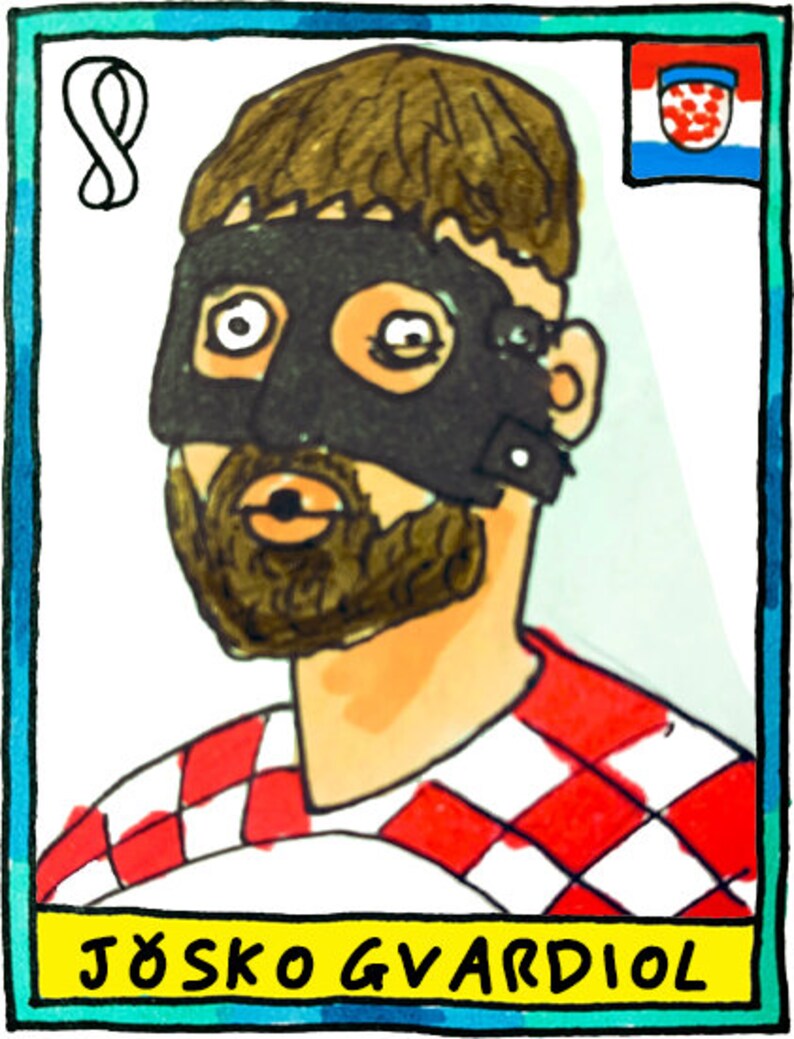 Qatar 2022 - No Score Draws World Cup 2022 Edition - A3 Print of 36 ...