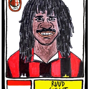 AC Milan - No Score Draws Rossoneri Edition - A3 Print of 36 Hand-drawn ...