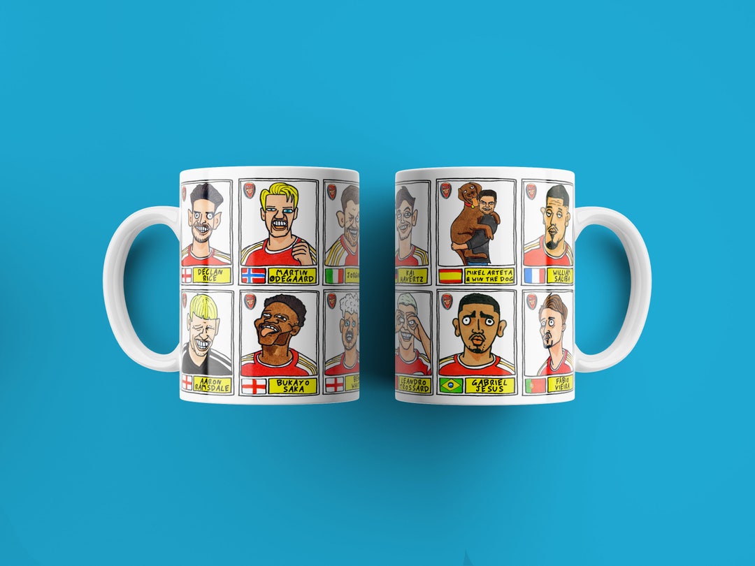 Arsenal Vol 3 No Score Draws Mug Set - Set of TWO 11oz Ceramic Mugs ...
