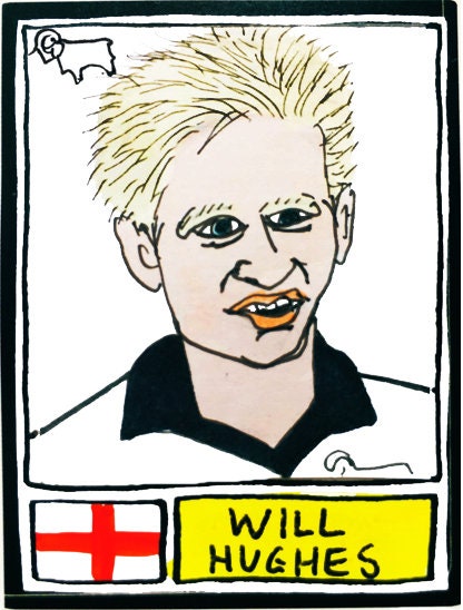 Derby County Vol 2 - No Score Draws Rams Edition - A3 Print of 36 Hand ...