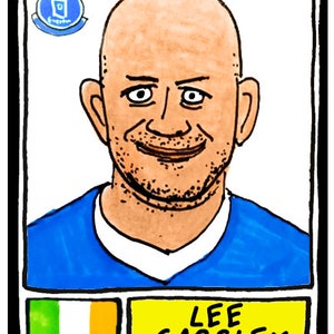 Everton - No Score Draws Toffees Edition - A3 Print of 36 Hand-drawn ...