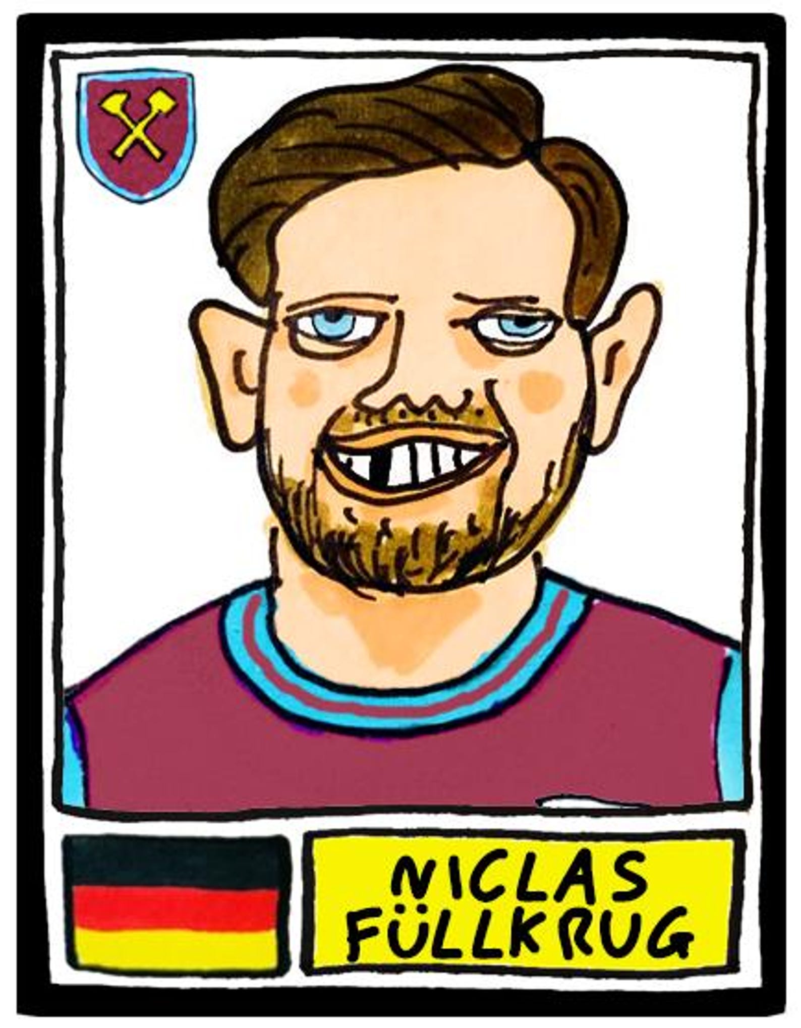 West Ham Vol 3 - No Score Draws Hammers 24/25 Edition - A3 Print of 24 ...
