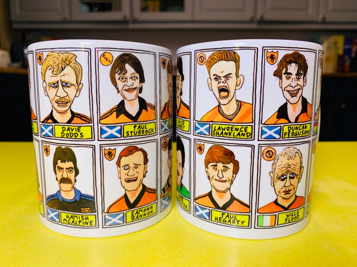 Dundee United No Score Draws Mug Set - Set of TWO 11oz Ceramic Mugs ...