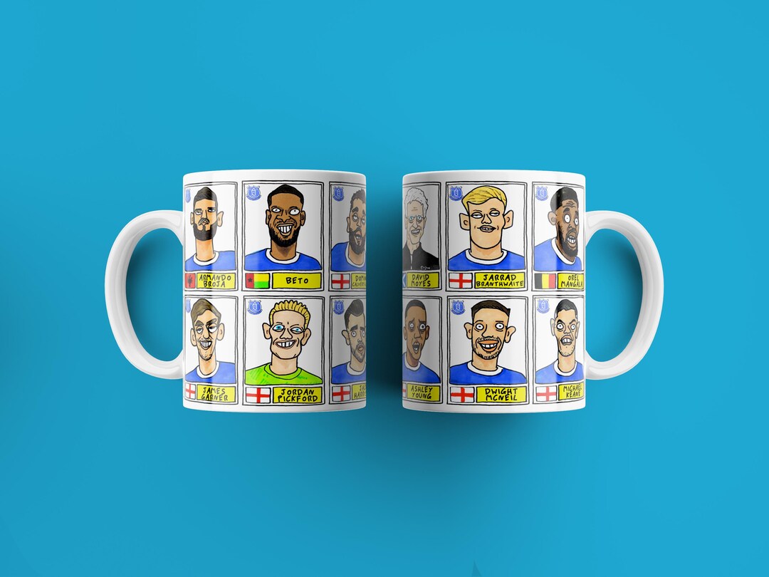Everton Vol 2 No Score Draws Mug Set - Set of TWO DIFFERENT 11oz Mugs ...