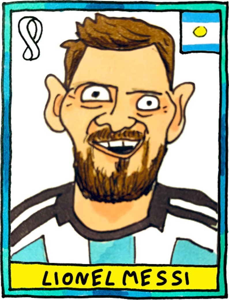 Qatar 2022 - No Score Draws World Cup 2022 Edition - A3 Print of 36 ...