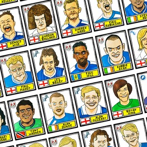 Millwall - No Score Draws Lions Edition - A3 Print of 36 Hand-drawn ...