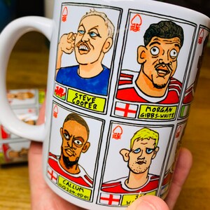 Nottingham Forest Vol 4 No Score Draws Mug Set Set of TWO 11oz Ceramic ...
