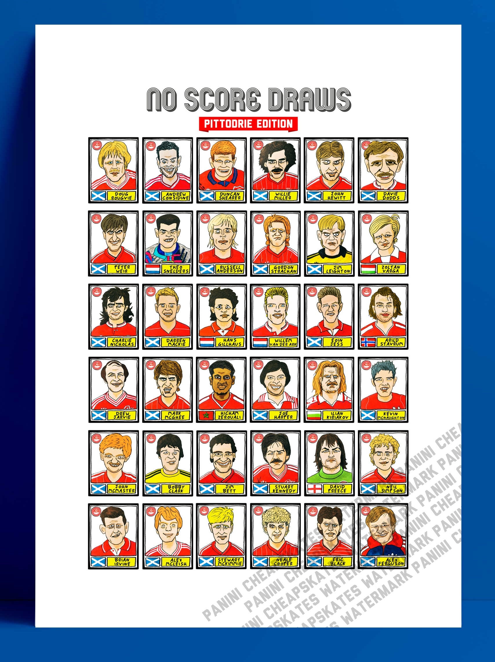 Aberdeen No Score Draws Pittodrie Edition A3 Print of 36 - Etsy UK