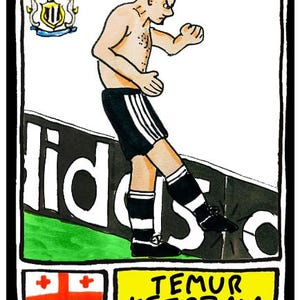 Newcastle United - No Score Draws Toon Icons Edition - A3 Print of 36 ...