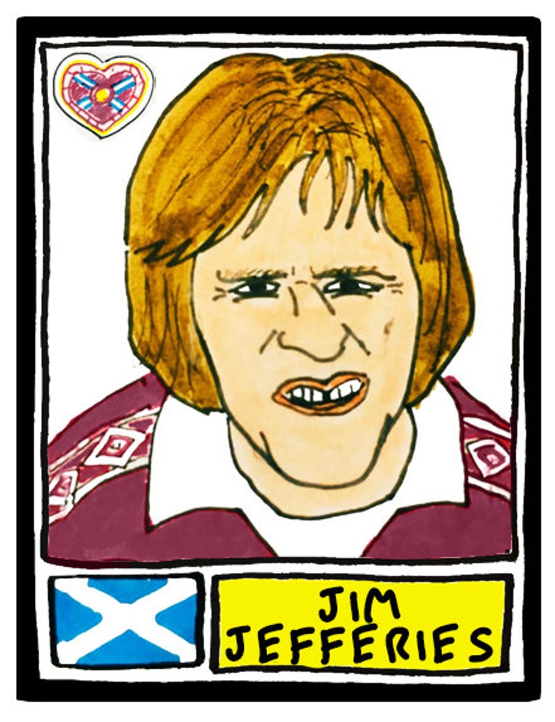 Hearts No Score Draws Jambos Edition A3 Print of 36 - Etsy UK