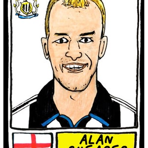 Newcastle United No Score Draws Toon Edition A3 Print of 36 Hand-drawn ...