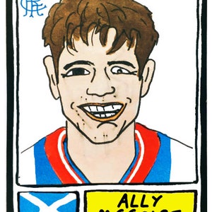 Rangers Volume 1 - No Score Draws Gers Edition - A3 Print of 36 Hand ...