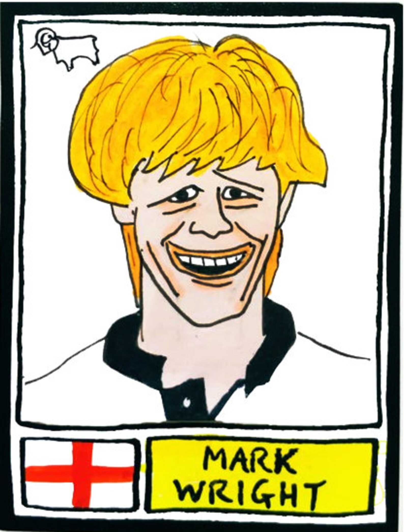 Derby County Vol 2 - No Score Draws Rams Edition - A3 Print of 36 Hand ...