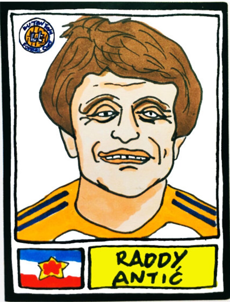 Luton Town - No Score Draws Hatters Edition - A3 Print of 36 Hand-drawn ...