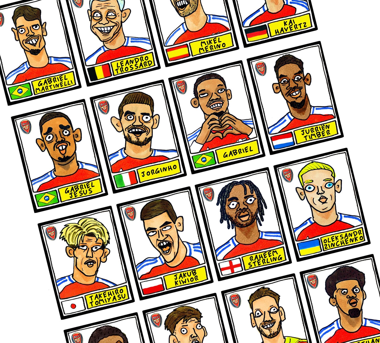 Arsenal Vol 4 - No Score Draws Gunners 24/25 Edition - A3 Print of 24 ...