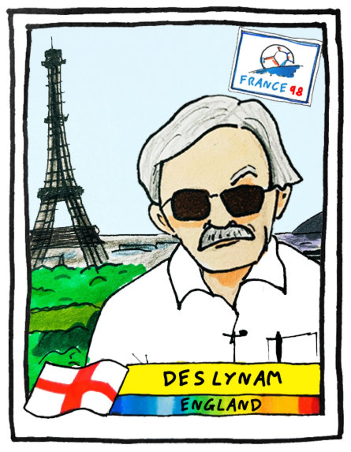 France '98 - No Score Draws France '98 Edition - A3 Print of 36 Hand ...