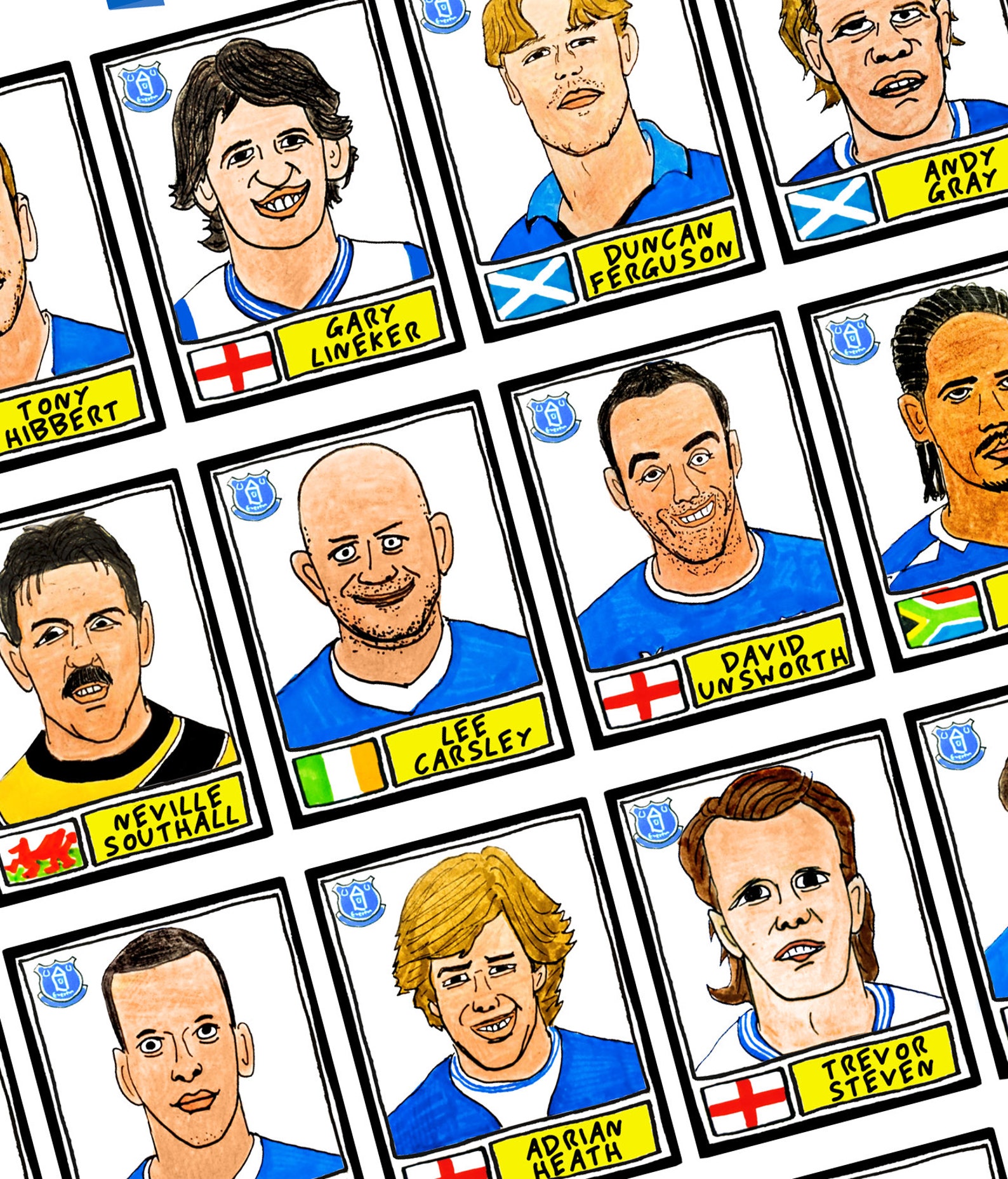 Everton No Score Draws Toffees Edition A3 Print of 36 | Etsy