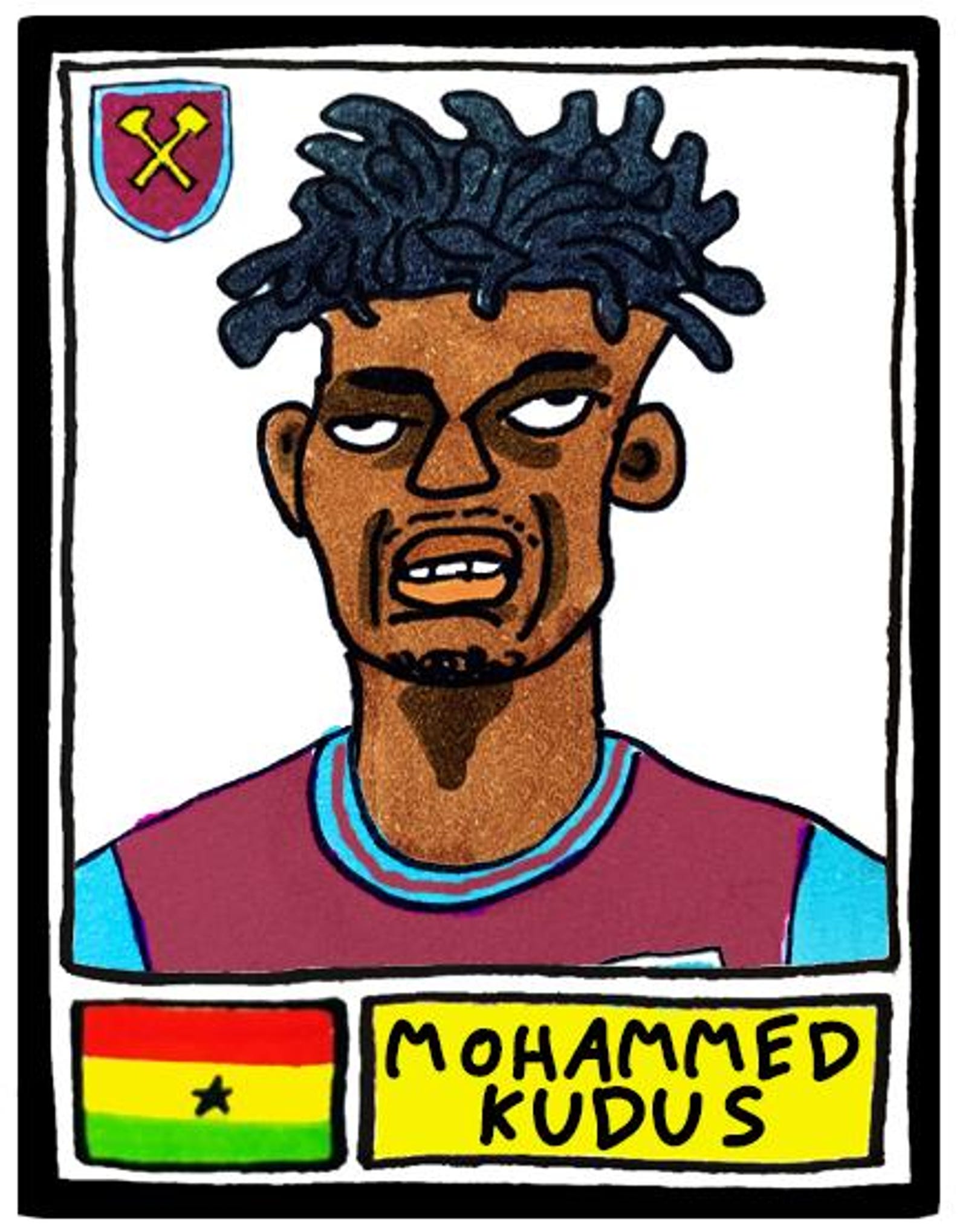 West Ham Vol 3 - No Score Draws Hammers 24/25 Edition - A3 Print of 24 ...