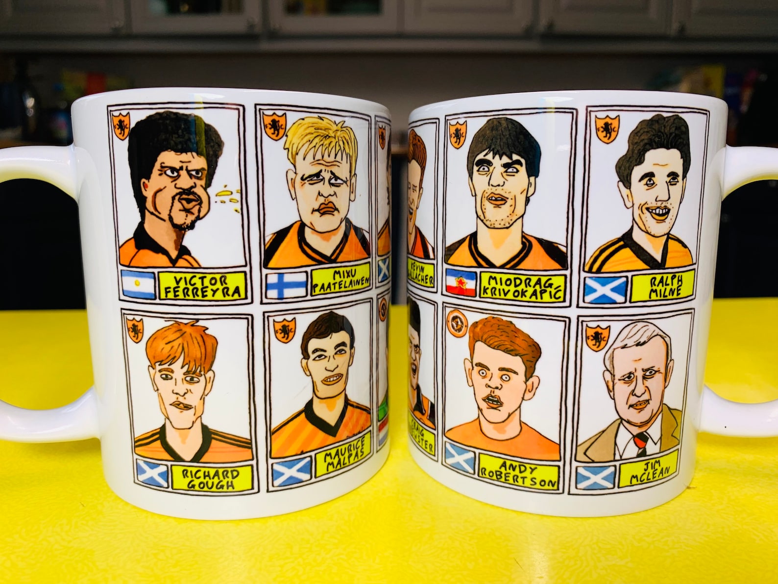 Dundee United No Score Draws Mug Set - Set of TWO 11oz Ceramic Mugs ...