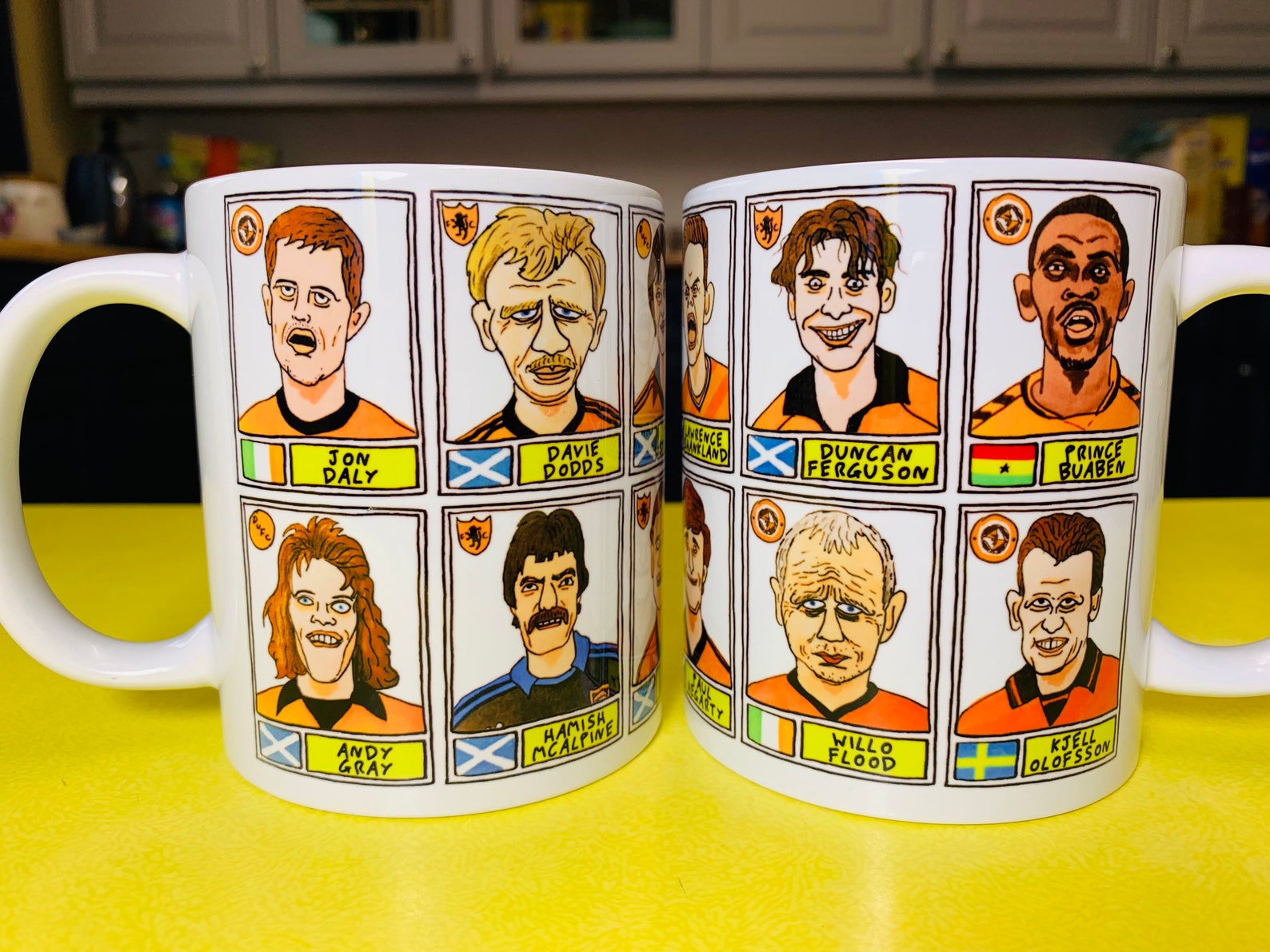 Dundee United No Score Draws Mug Set - Set of TWO 11oz Ceramic Mugs ...