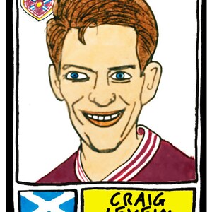 Hearts - No Score Draws Jambos Edition - A3 Print of 36 Hand-drawn ...