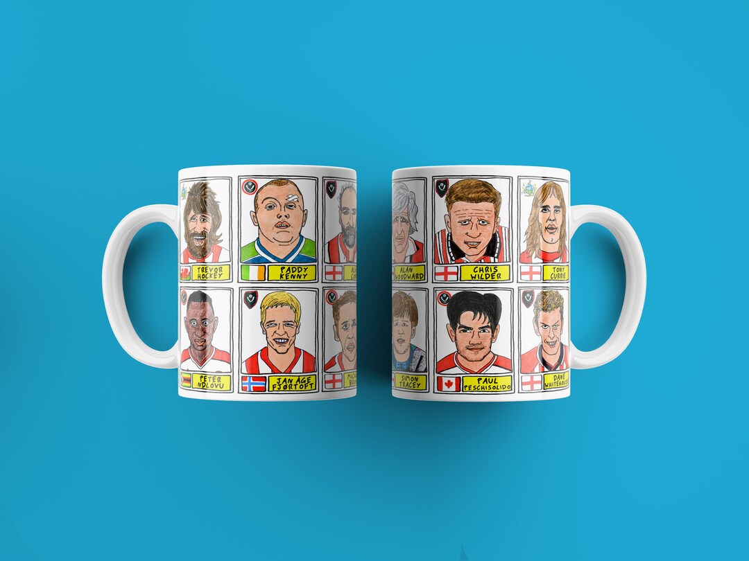 Sheffield United No Score Draws Mug Set - Set of TWO 11oz Ceramic Mugs ...