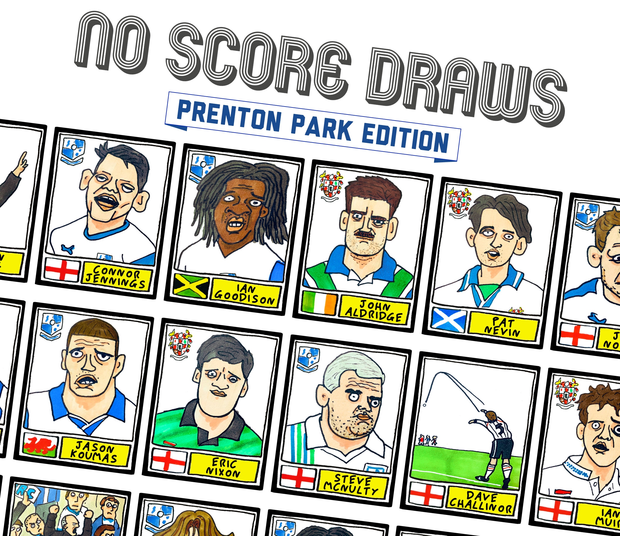 Tranmere Rovers - No Score Draws Prenton Park Edition - A3 Print of 36 ...
